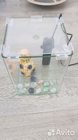 Аквариум Nano Cube 10L и обогреватель