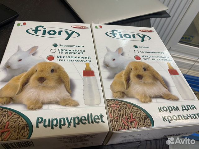 Корм для крольчат Fiory