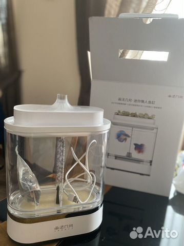 Акваферма xiaomi geometry mini lazy fish tank pro