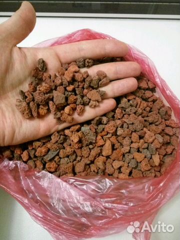 Вулканическая лава для фильтра в аквариум