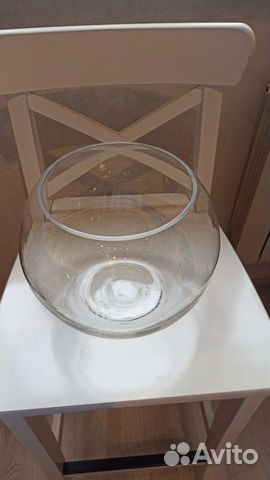 Аквариум новый круглый шар