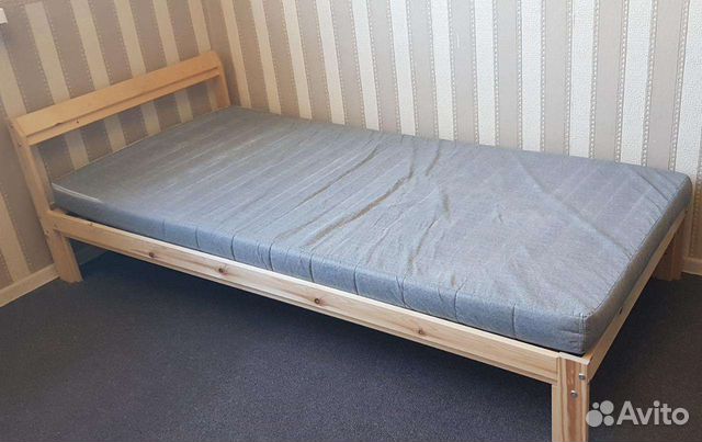 Кровать IKEA neiden икея реечное дно матрас купить в Москве | Товары ...