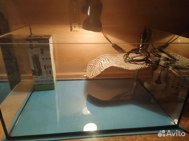 Аквариум черепашник с фильтром и подогревателем