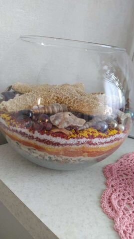 Аквариум круглый